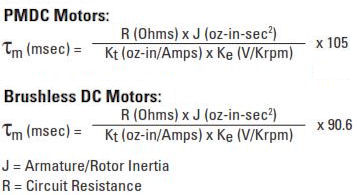 Introduction to Motor Constants for Fractional Horsepower Gearmotors ...