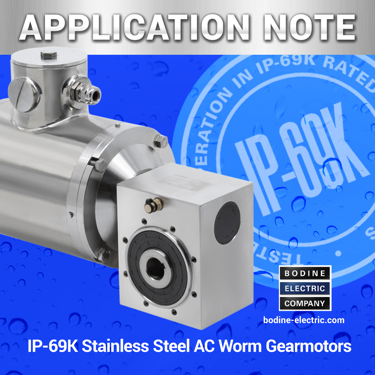 What Does IP-69K Mean for Stainless Steel Gearmotors? - Bodine ...