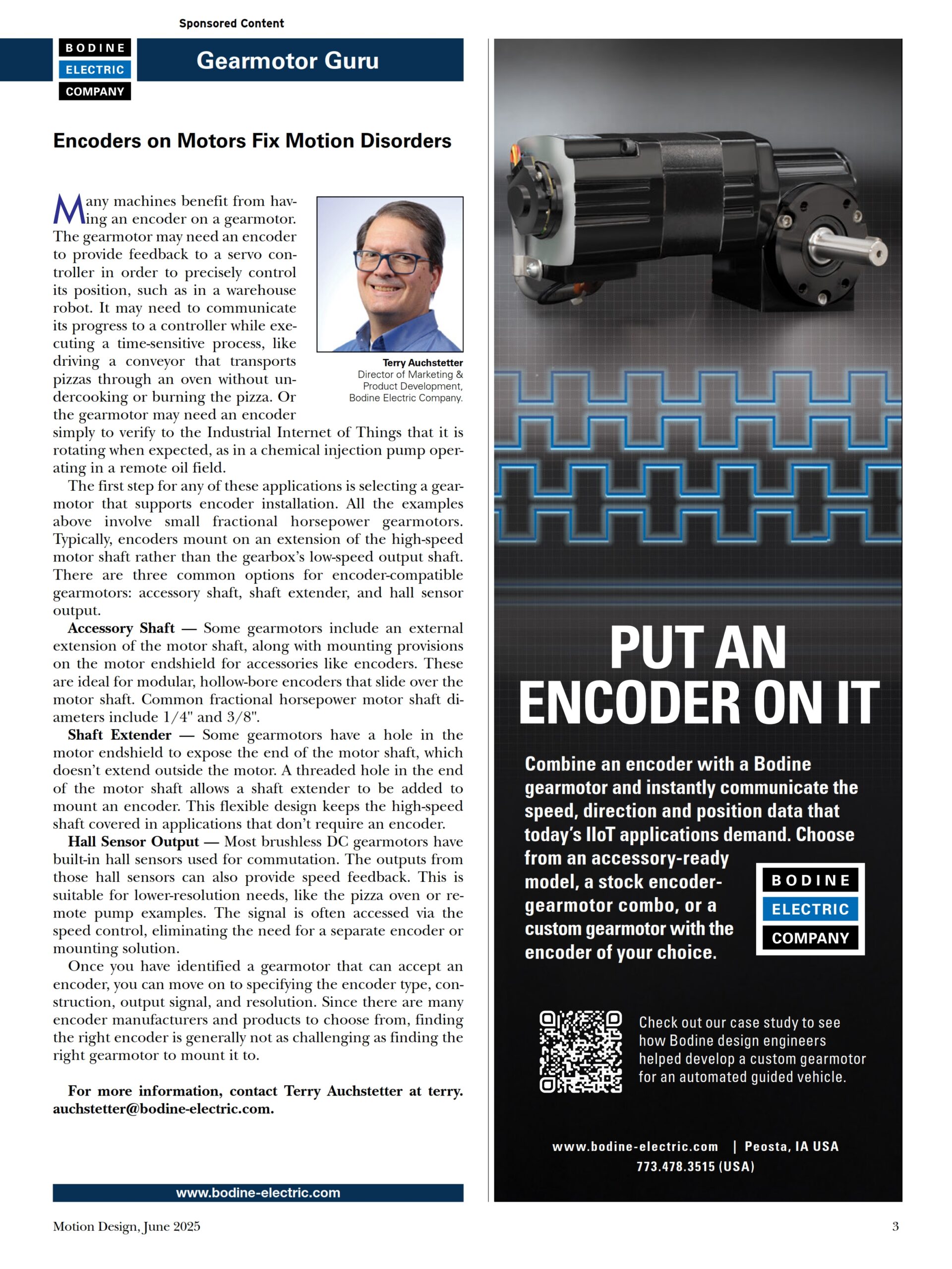Put an Encoder on it! - Bodine - Gearmotor Blog