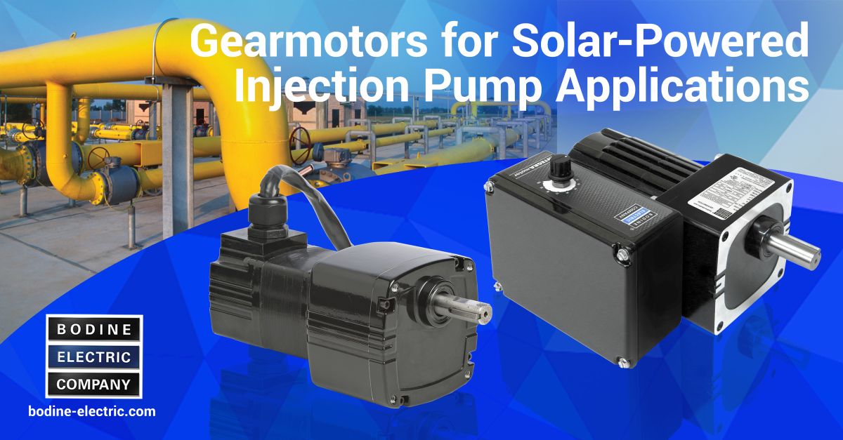 Gearmotors for Solar-Powered Injection Pump Applications | Bodine Electric